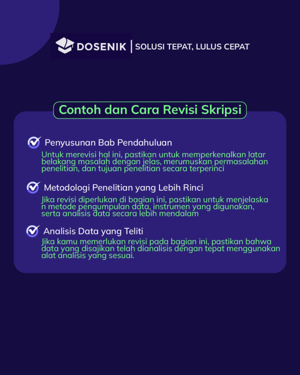 Revisi Skripsi Setelah Sidang? Cari Tahu Semuanya Di Sini!