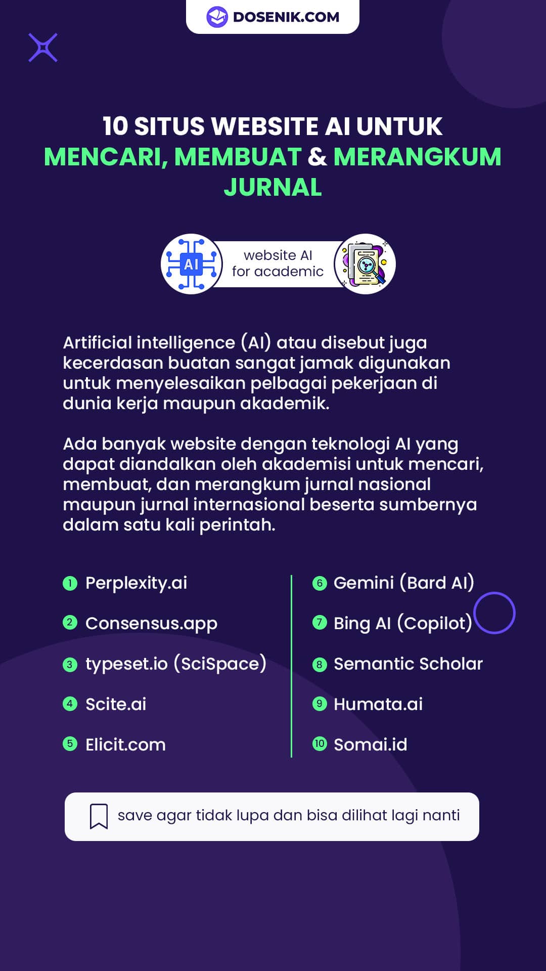 10 Website AI untuk Mencari, Membuat, dan Merangkum Jurnal