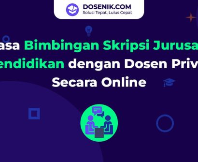 Jasa Bimbingan Skripsi, Tesis & Disertasi Online Privat